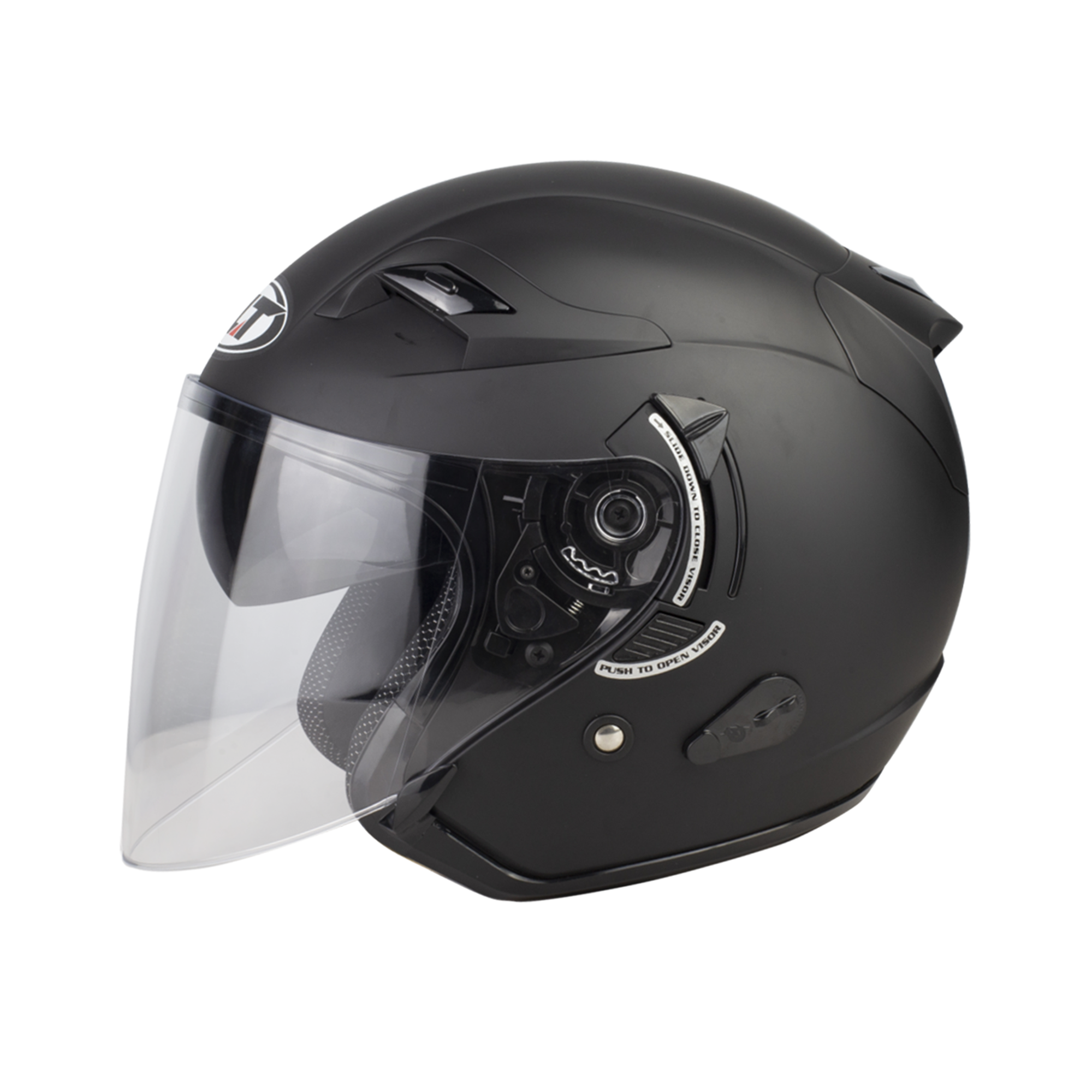 Mũ bảo hiểm 3/4 đầu KLT A36 trơn | KLT Helmet